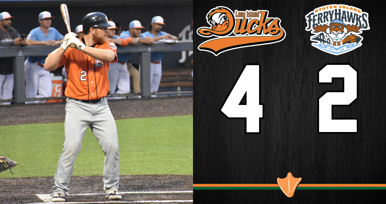 DUCKS DEFEAT FERRYHAWKS IN COME-FROM-BEHIND FASHION TO TAKE SERIES