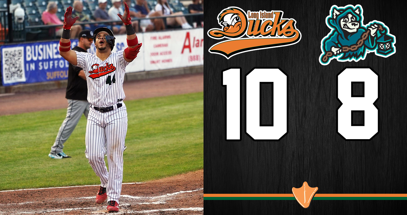 DUCKS SLAY GHOST HOUNDS WITH EIGHT-RUN THIRD INNING
