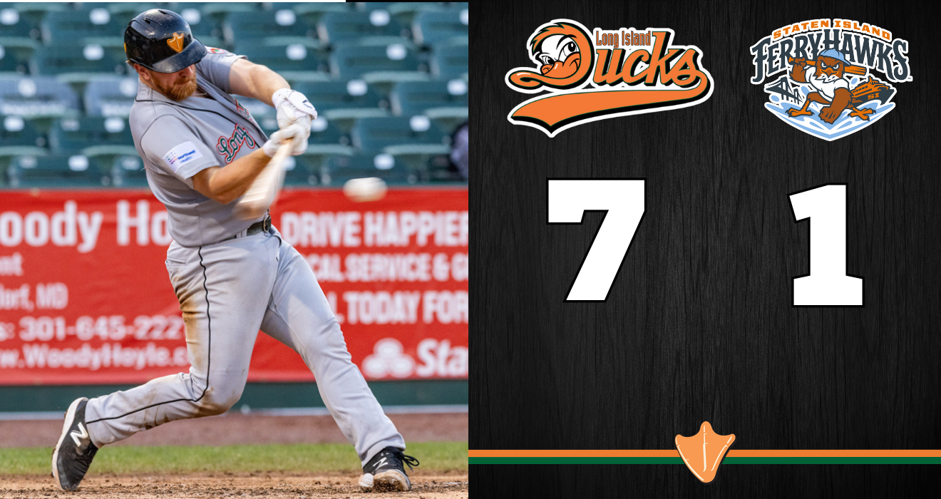 DUCKS BATS PROPEL THEM TO VICTORY OVER FERRYHAWKS