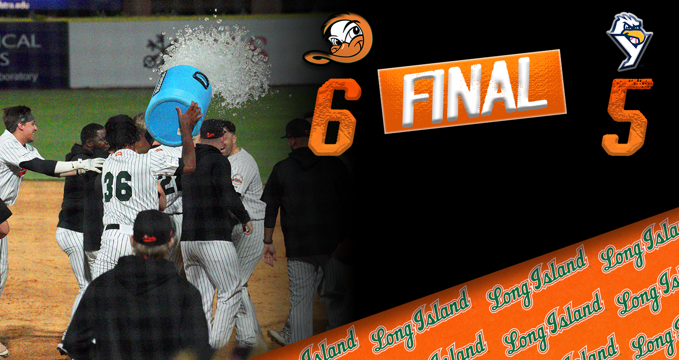 DUCKS WADDLE OFF PAST REVOLUTION IN EXTRA INNING THRILLER