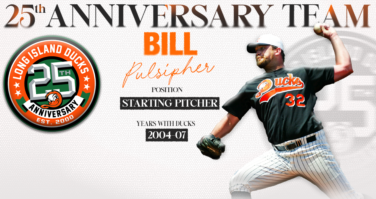 BILL PULSIPHER NAMED TO DUCKS 25TH ANNIVERSARY TEAM
