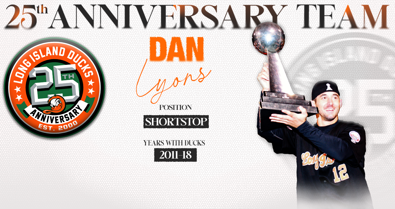 DAN LYONS NAMED TO DUCKS 25TH ANNIVERSARY TEAM