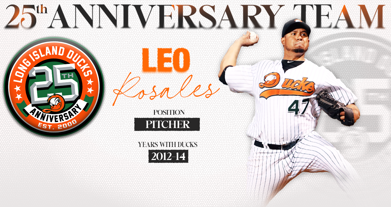 LEO ROSALES NAMED TO DUCKS 25TH ANNIVERSARY TEAM