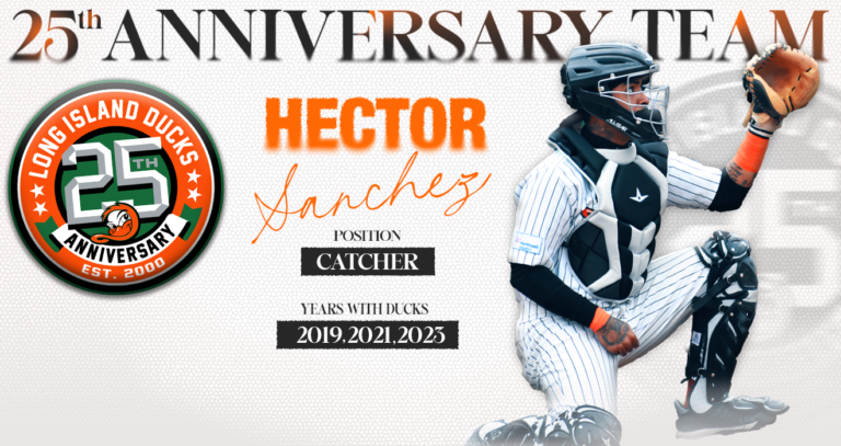 HECTOR SANCHEZ NAMED TO DUCKS 25TH ANNIVERSARY TEAM