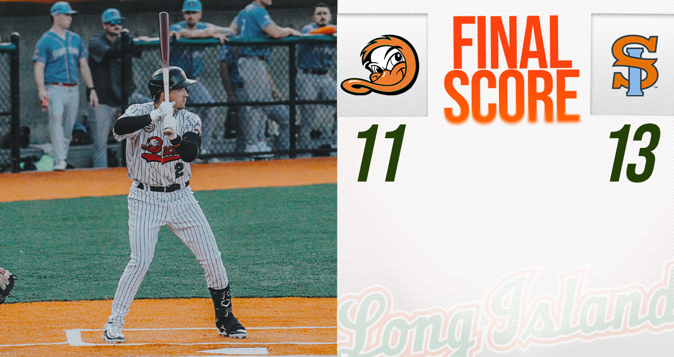 ( Central Islip, N.Y., June 25, 2025) – The Long Island Ducks were ...